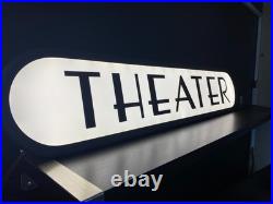 Art Deco Vintage Style Lighted Home Theater Entrance Sign Man Cave ...